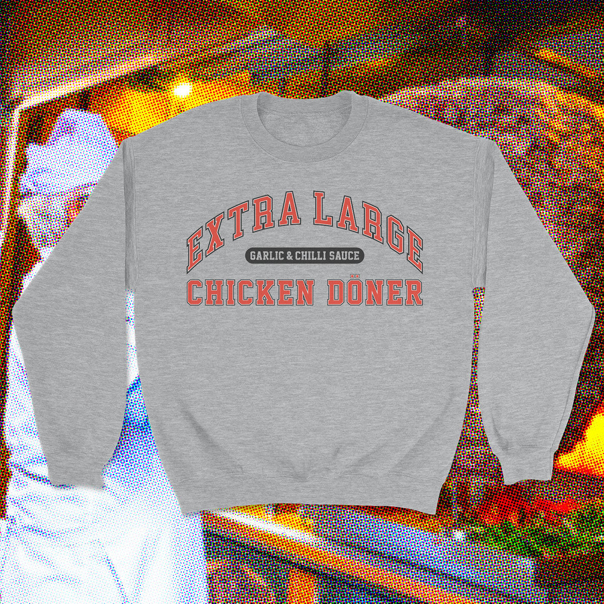 XL CHICKEN DONER Crewneck Sweat – Only Scrans