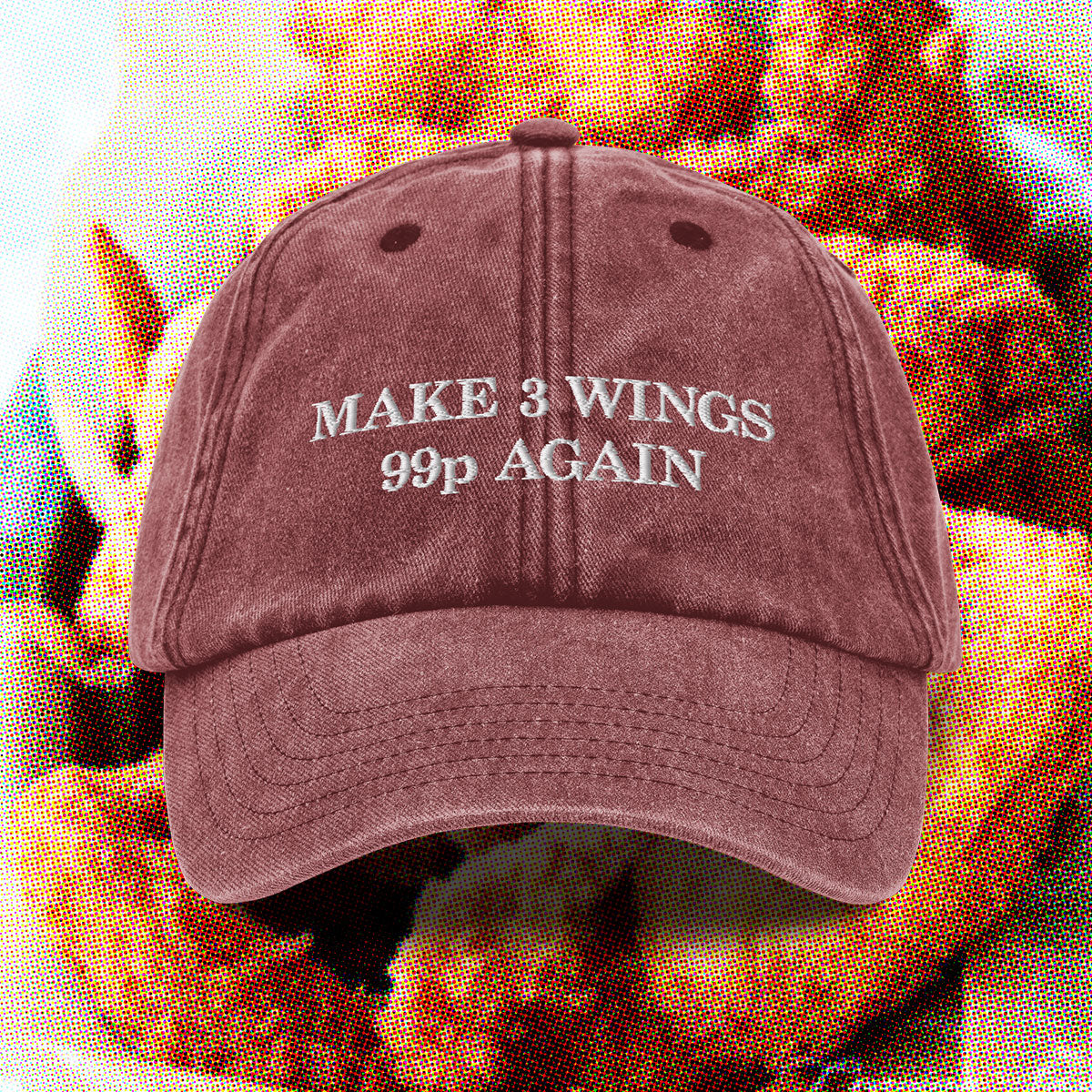 MAKE 3 WINGS 99p AGAIN Vintage Cap – Only Scrans